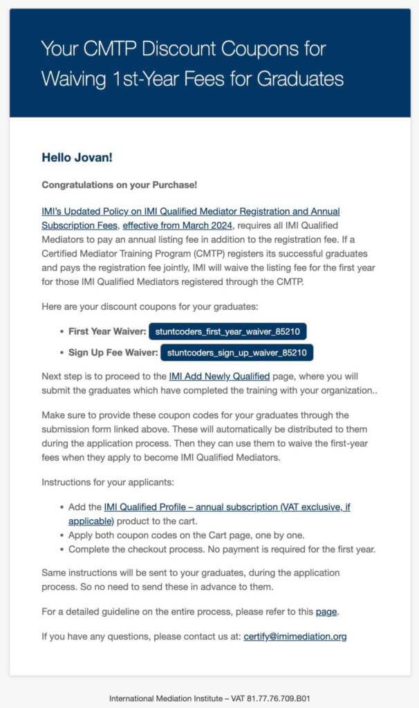 RMTP/CMTP Manual for IMI Qualified Mediator Registration ...